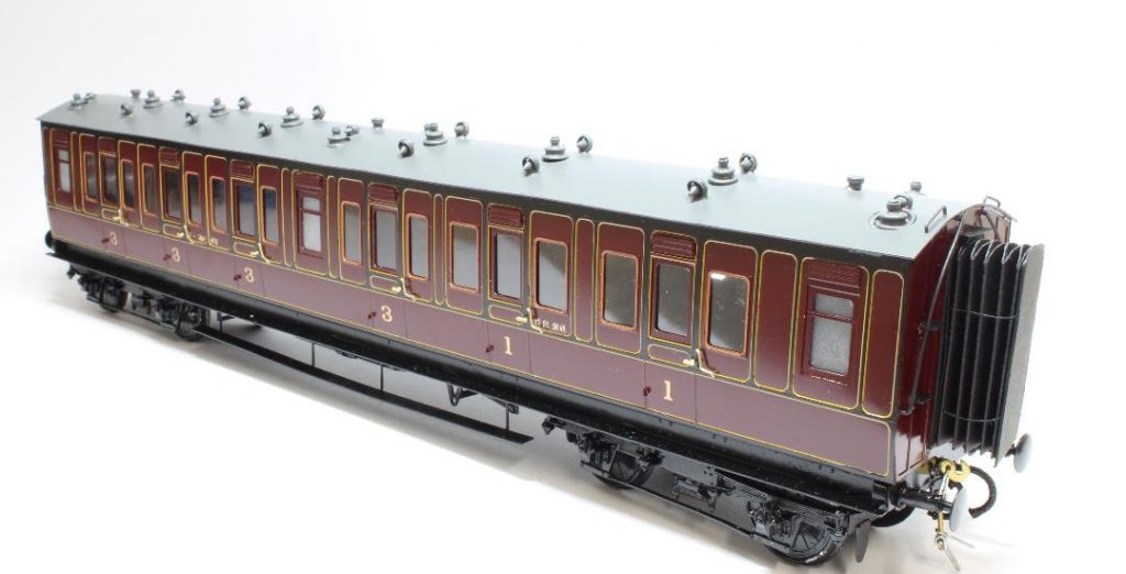 LNWR / LMS 50'' FIRST/THIRD CORRIDOR COMPOSITE D138 - Gladiator Models