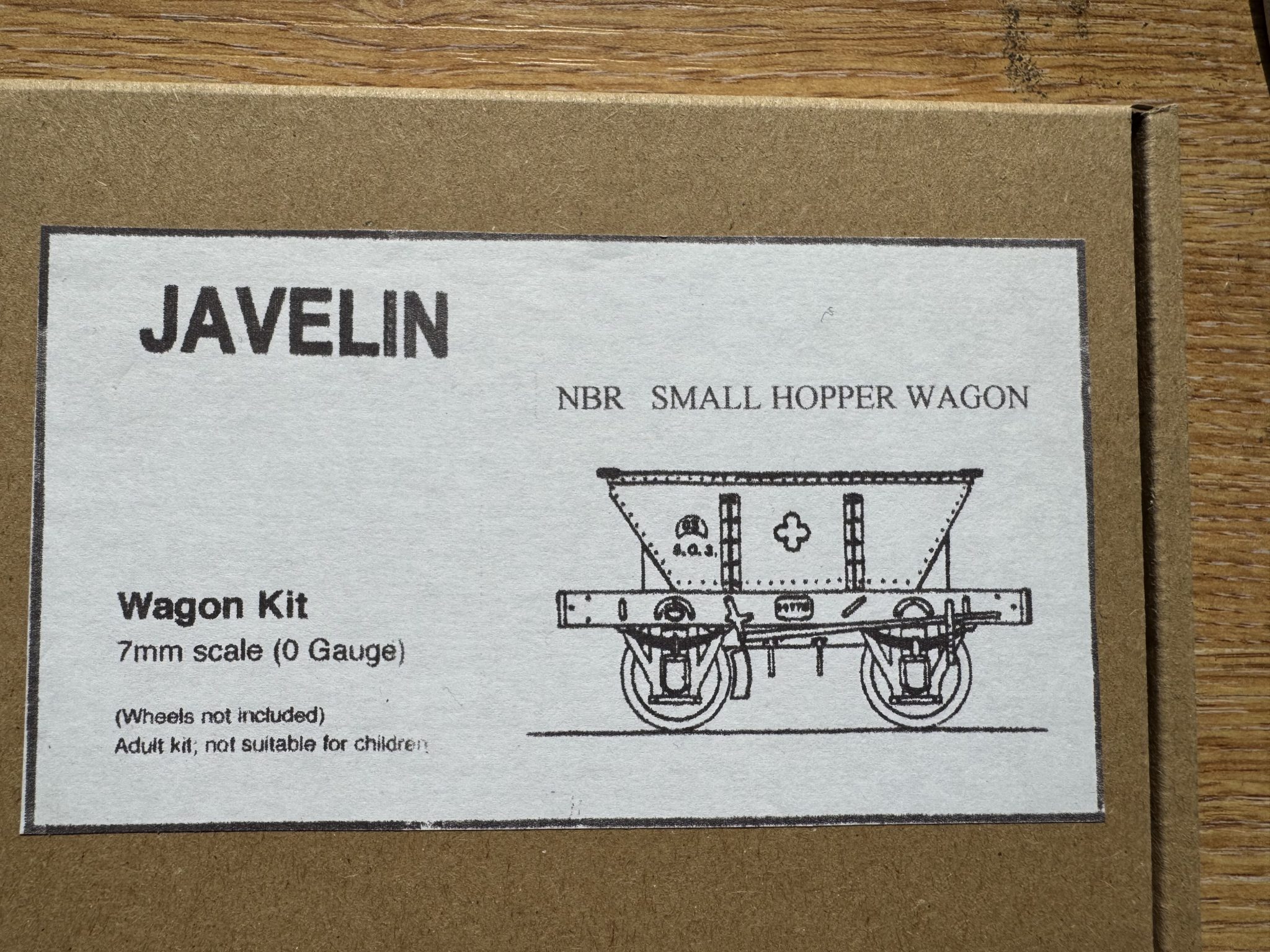 NBR Small Hopper Wagon - Gladiator Models
